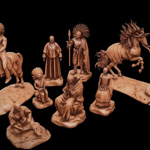 Native American Village Set #1 STL Files - Etsy