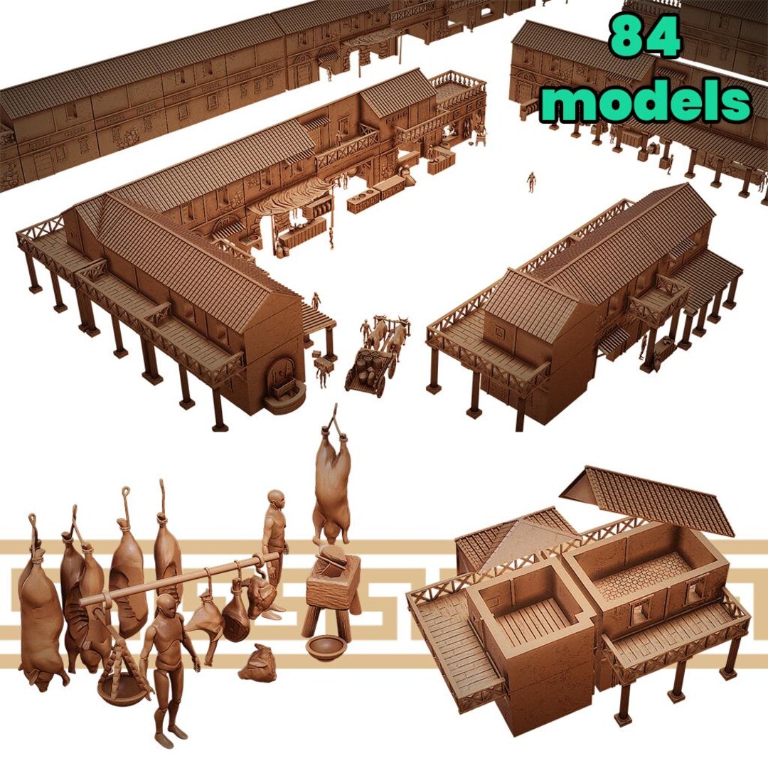 Realistic Roman Set #3 – STL Files - Etsy