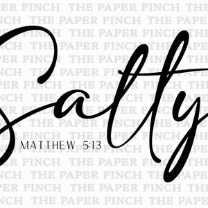 Salty SVG, PNG, Cricut Cut File - Etsy