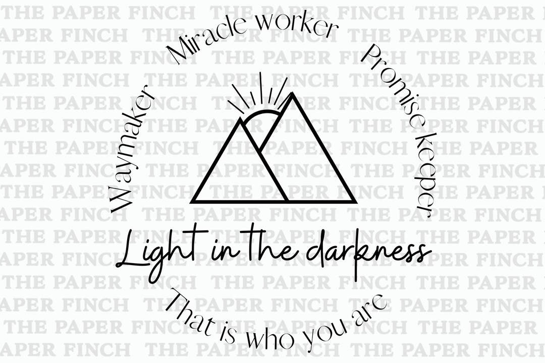 Light in the Darkness SVG, PNG, Cricut Cut File - Etsy