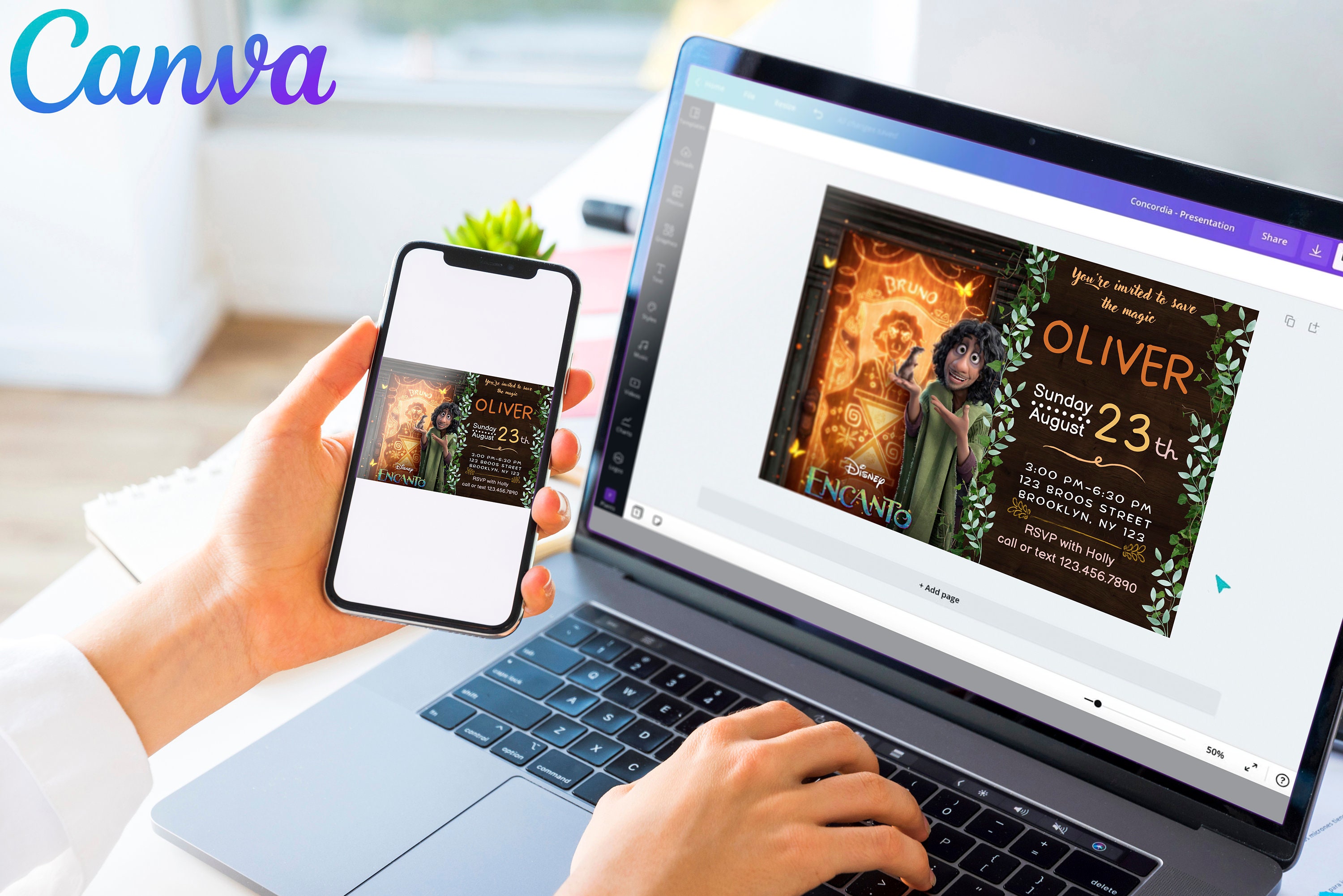 Encanto Birthday Invitation Encanto Digital Invitation - Etsy