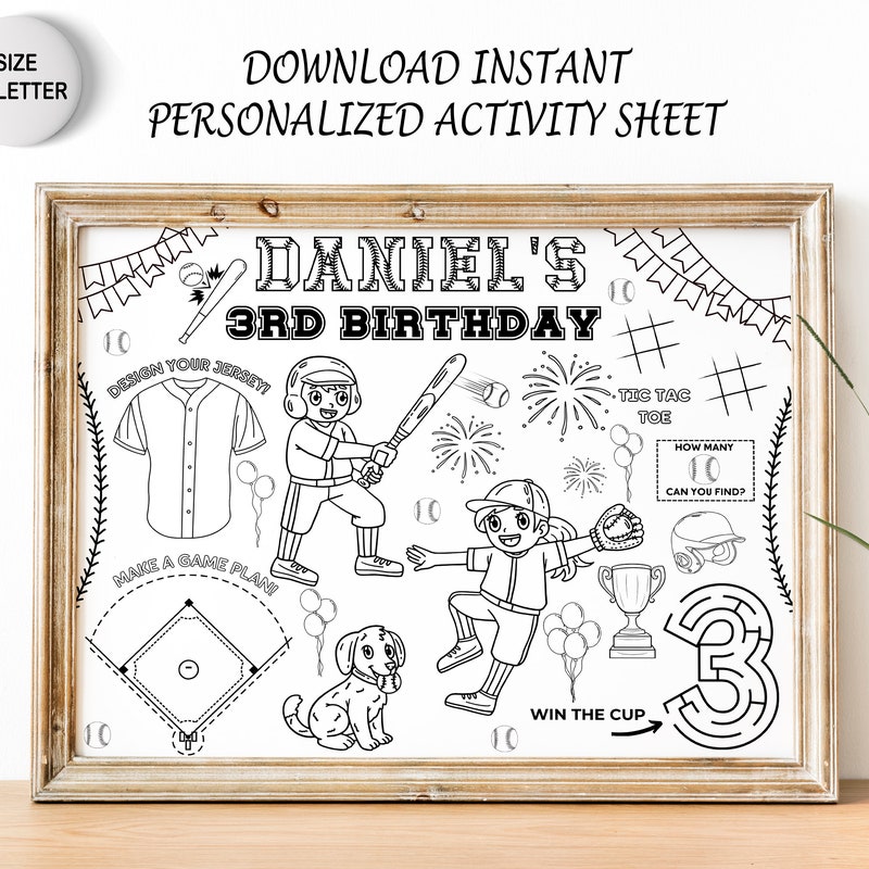 Baseball Placemats - Etsy