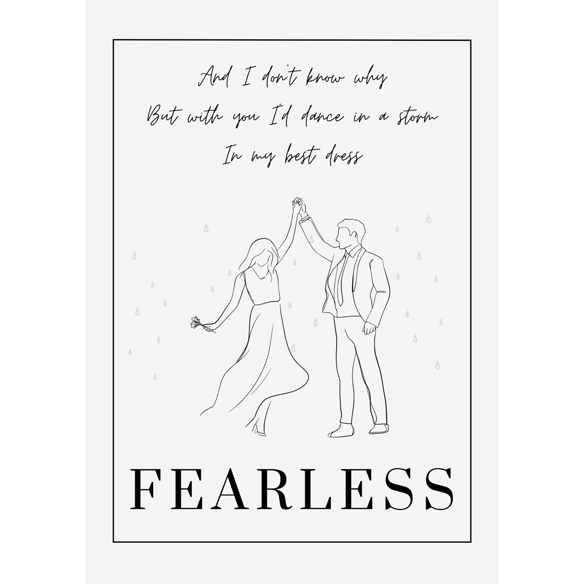Fearless Taylor Swift Poster Taylor Swift Merch Quotes - Etsy