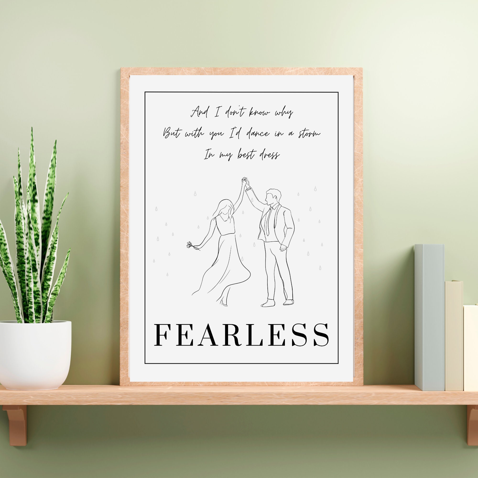 Fearless Taylor Swift Poster Taylor Swift Merch Quotes - Etsy