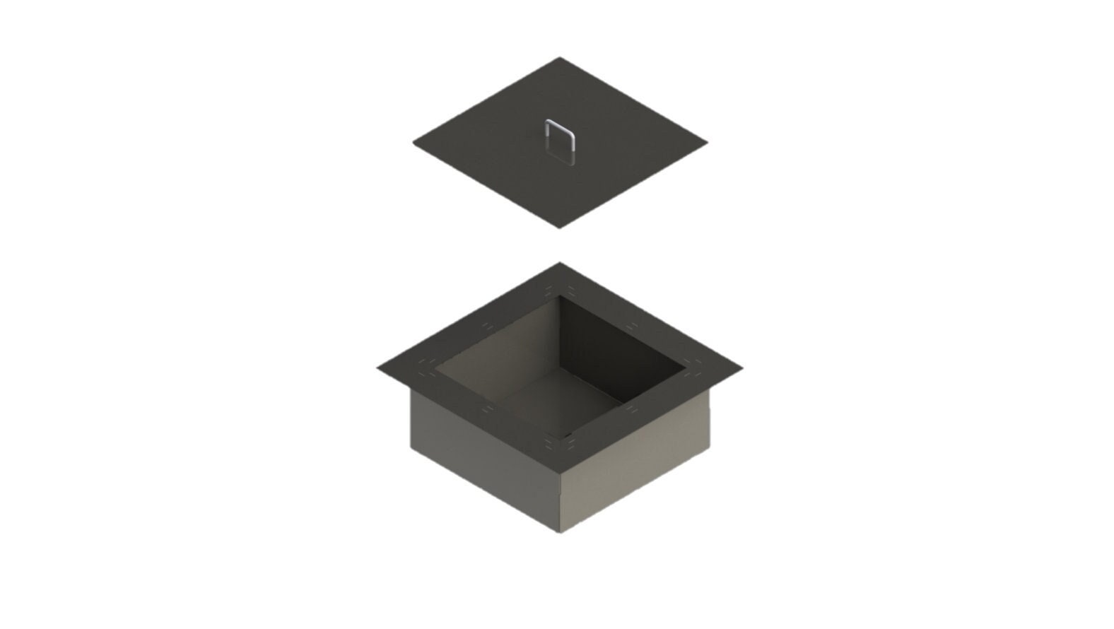 Smokeless Square Fire Pit Insert Plans - Etsy