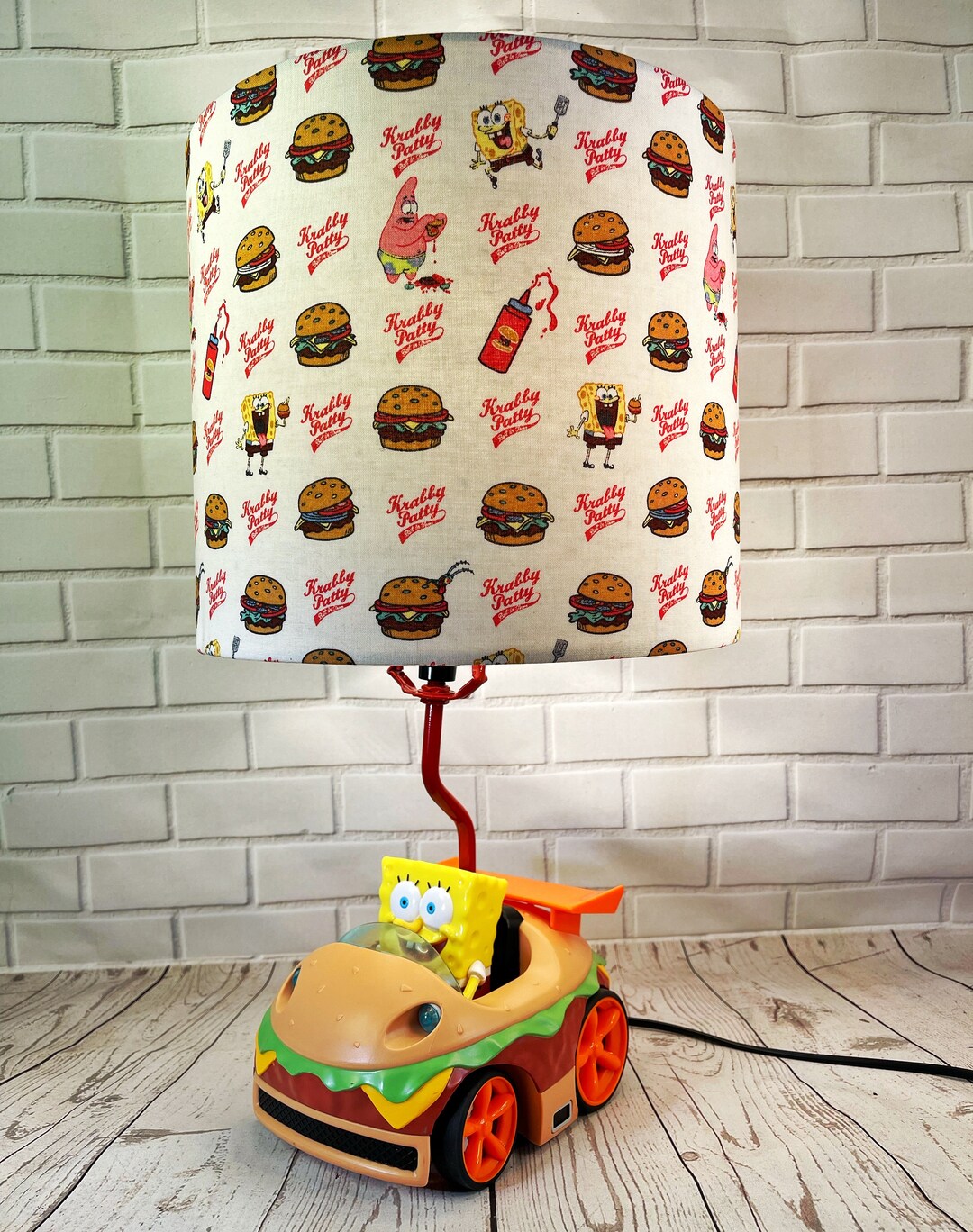 Spongebob Squarepants Krabby Patty Lamp - Etsy