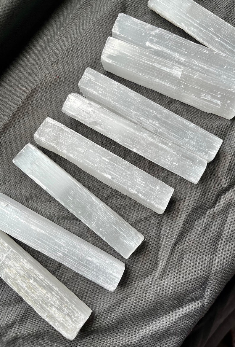 Selenite Stick | Healing Crystal | Energy Cleansing - Etsy