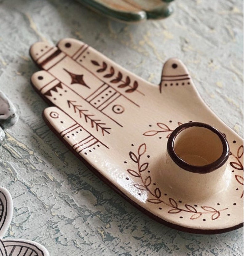 Smudging Kit With Palo Santo, White Sage and Ceramic Holder Spiritual ...