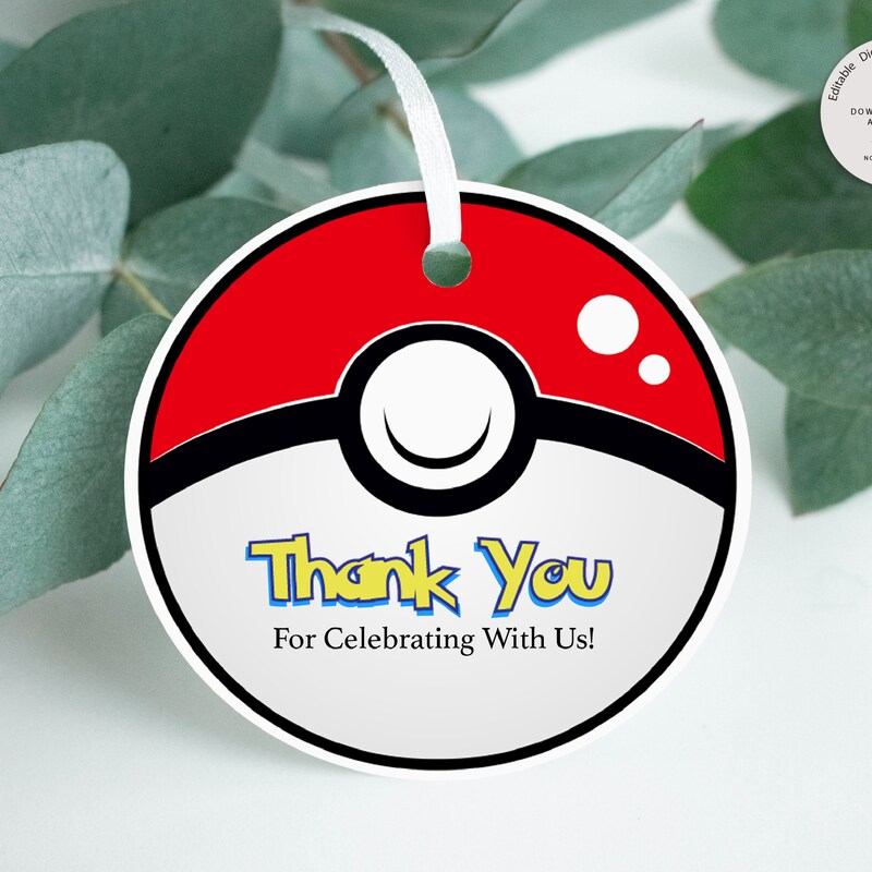 Pokemon thank you card - Etsy