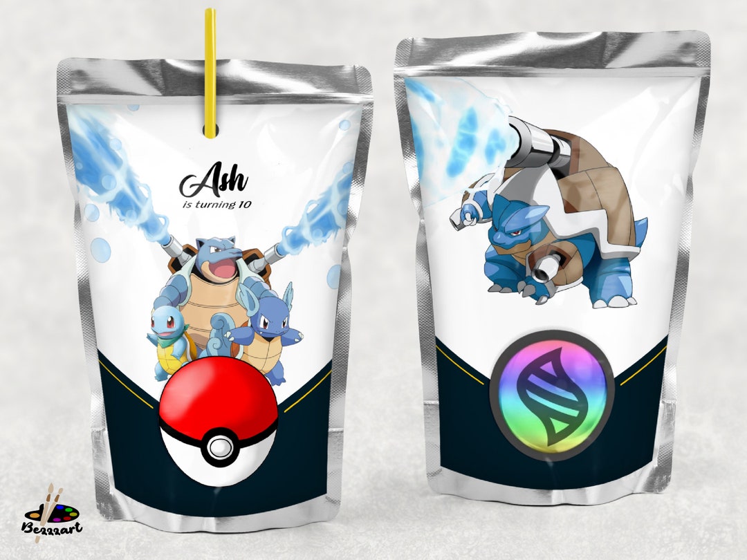 Pokemon Juice Label, Pokemon Juice, Pokemon Birthday, Editable Juice ...