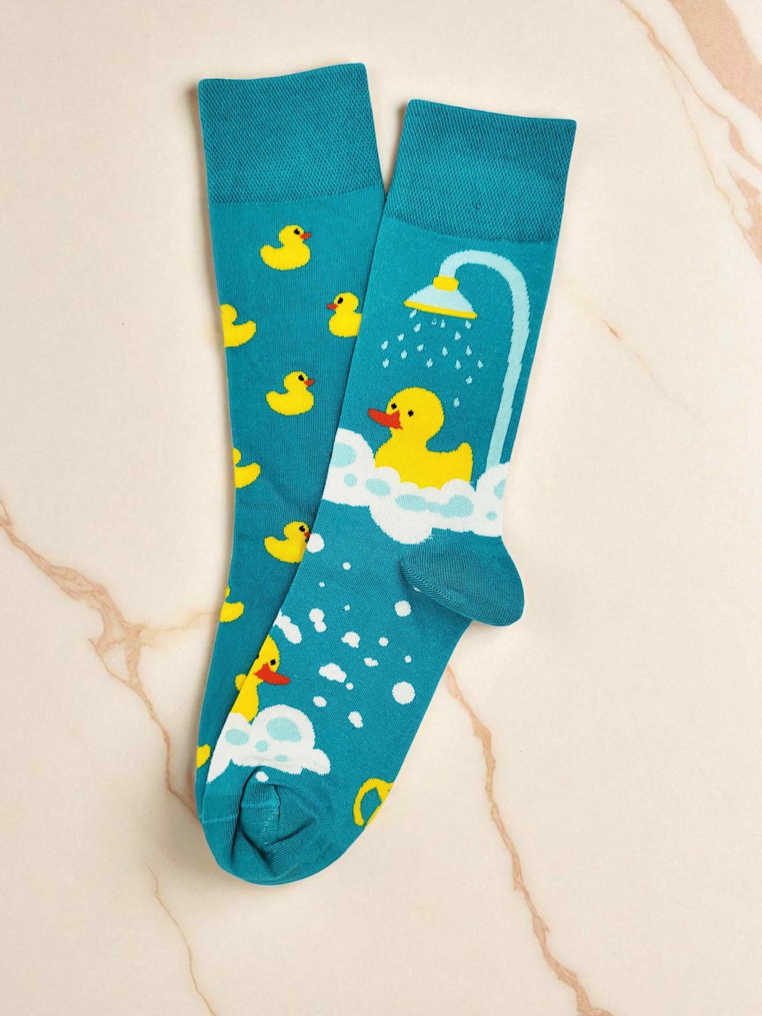 Duck Mismatched Socks, Fun Colorful Novelty Socks - Etsy