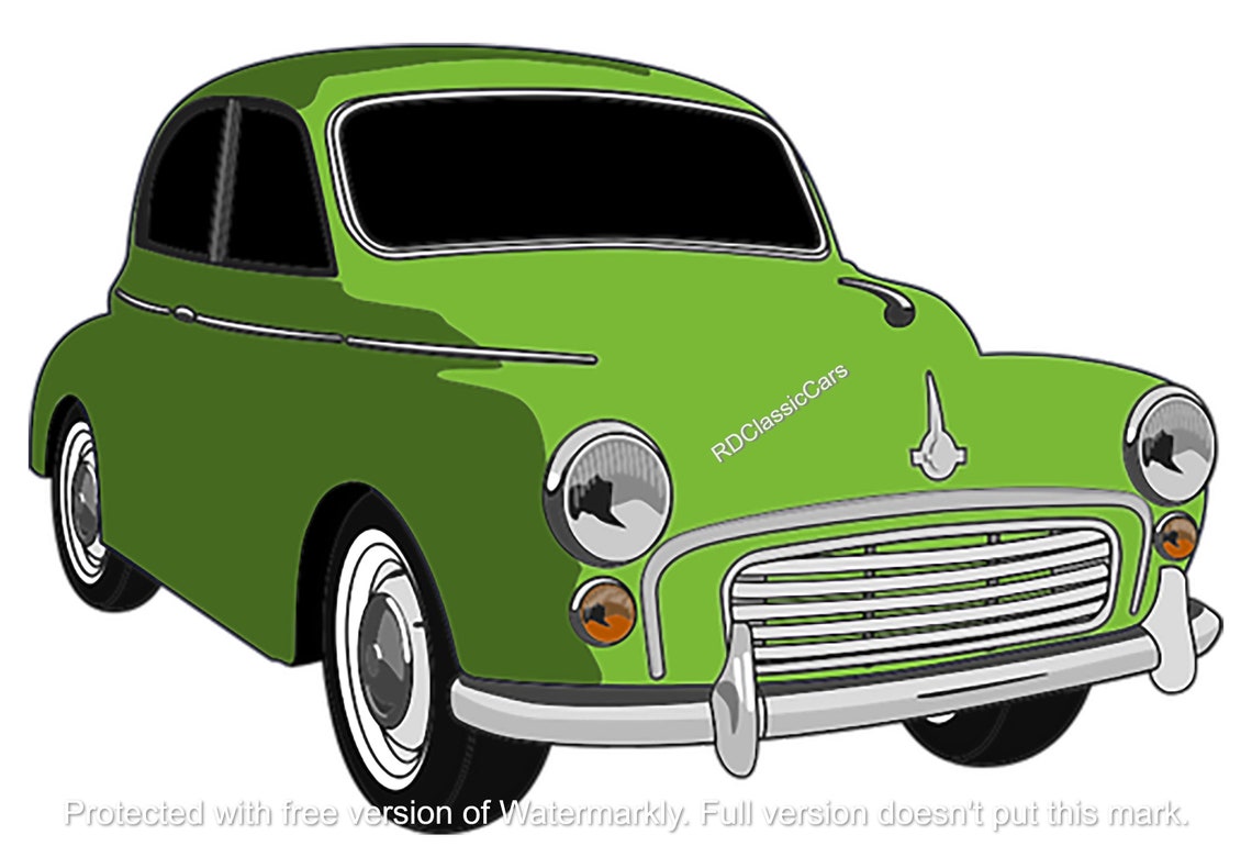 Classic Car Clipart 3D Vector Classic Green Car 3D Clipart - Etsy