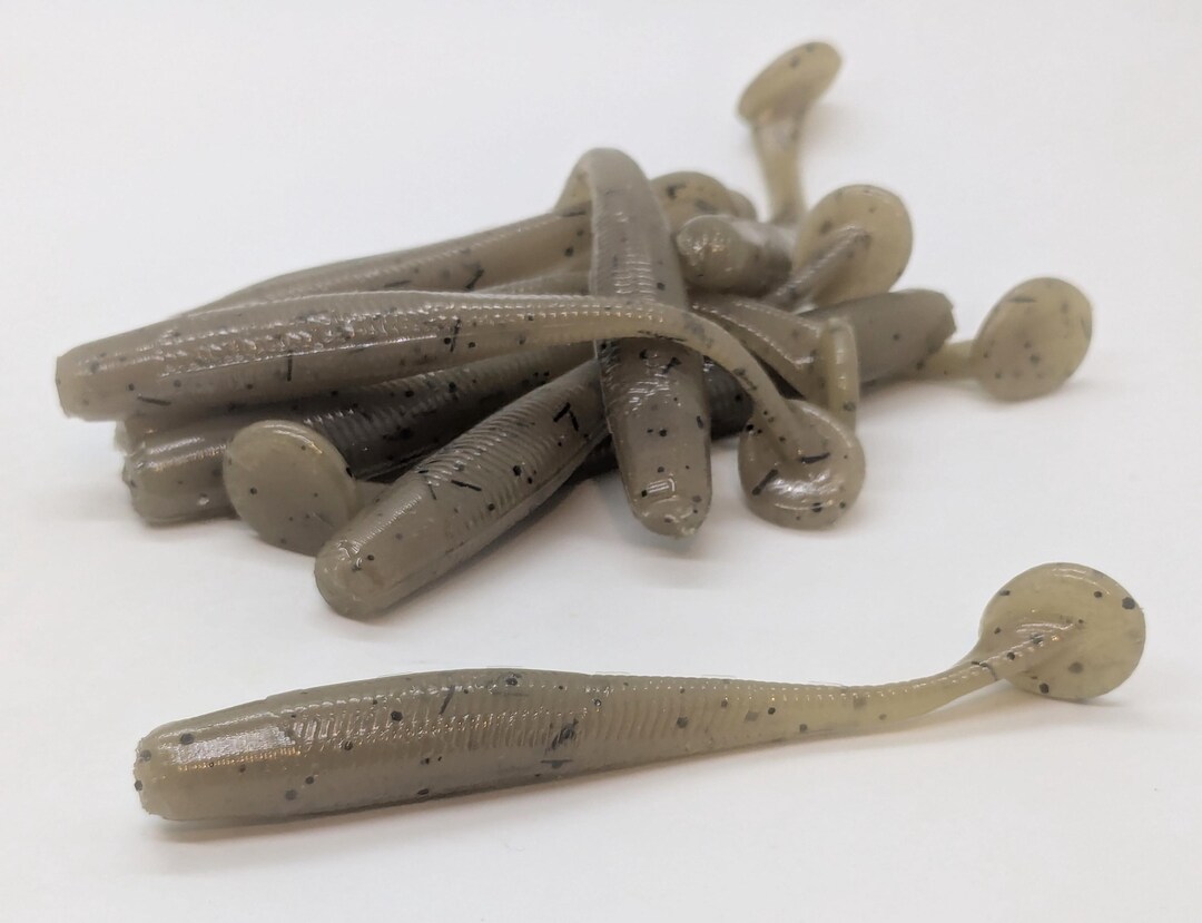 3.5" Slim Shimmy, Custom Color Shrimp Brown, Redfish, Flounder ...