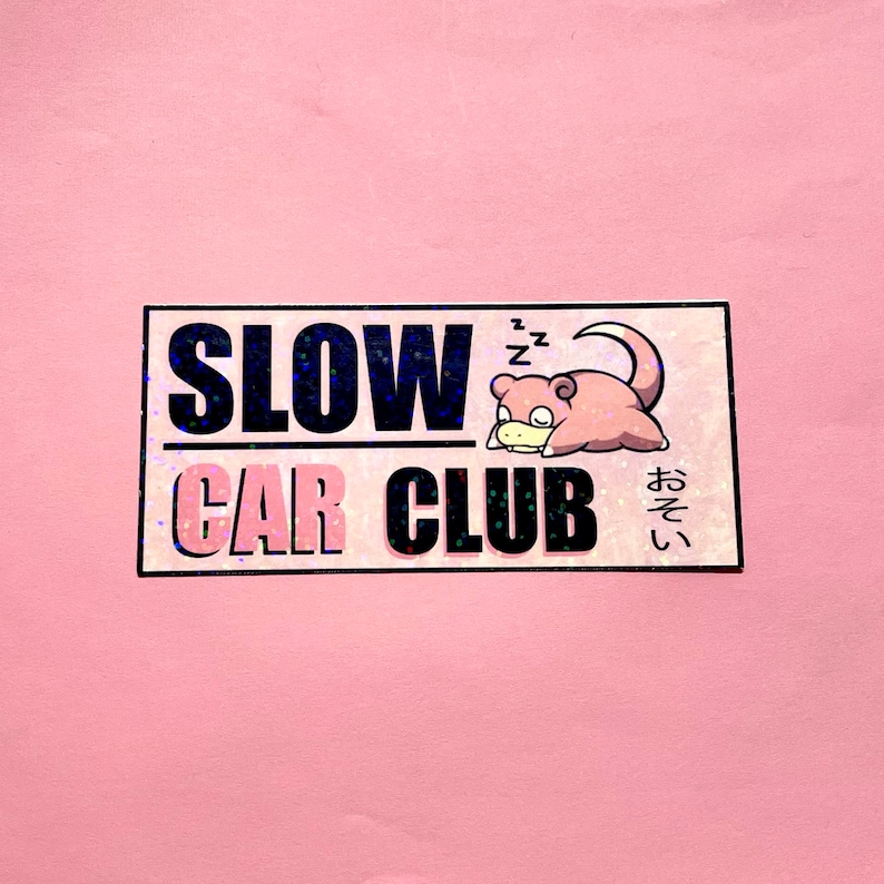 Slow Car Club JDM Sticker - Etsy