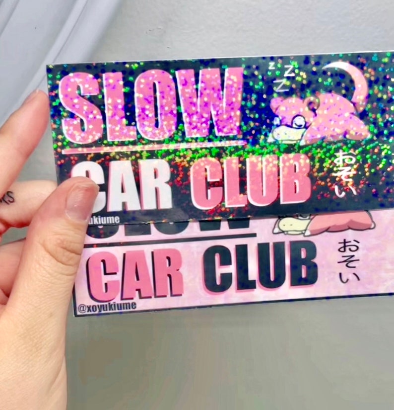 Slow Car Club JDM Sticker - Etsy