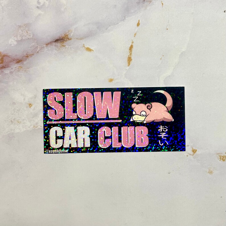 Slow Car Club JDM Sticker - Etsy