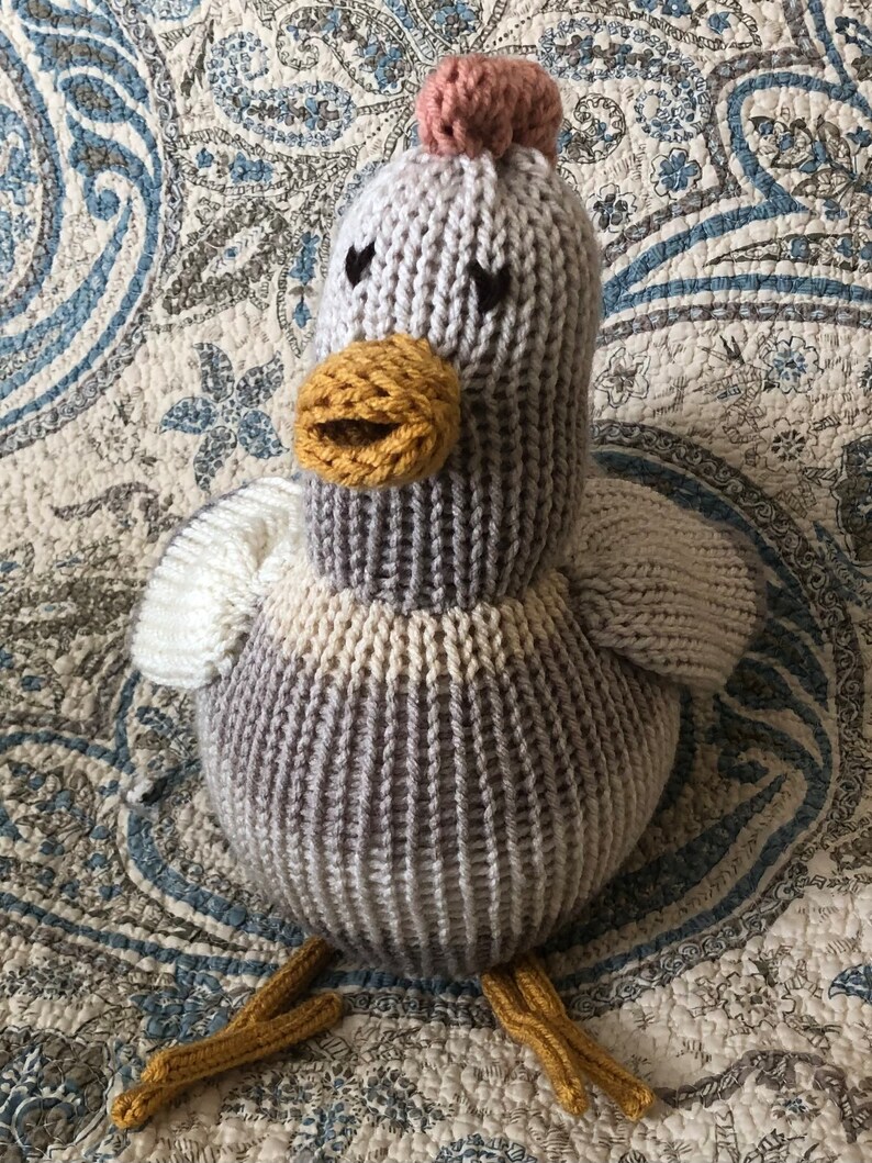 Knit Laying Hen With Eggs Circular Knitting Machine Pattern PDF ONLY ...