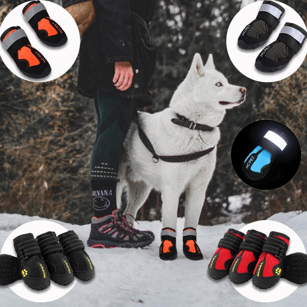 Waterproof Reflective Dog Boots - Etsy