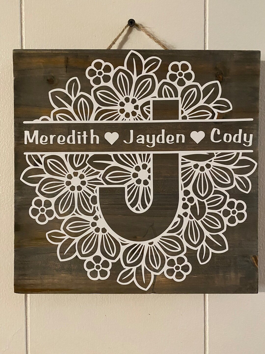 Custom Family Name Home Decor - Etsy