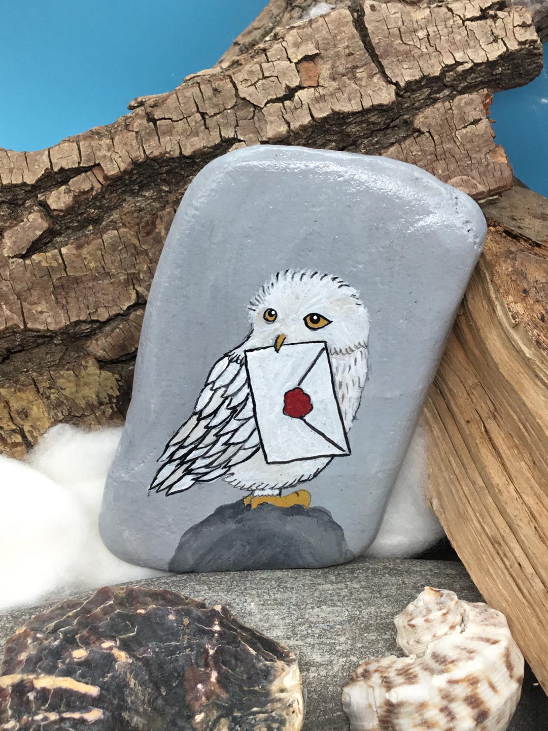 Homage an Harry Potter. Hedwig, Die Eule Von Harry Potter Mit Brief ...