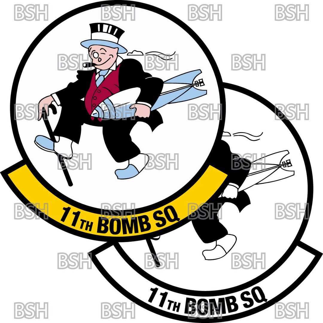 11th Bomb Squadron Patch Vector Image Files .svg, .pdf, .ai, & .eps ...
