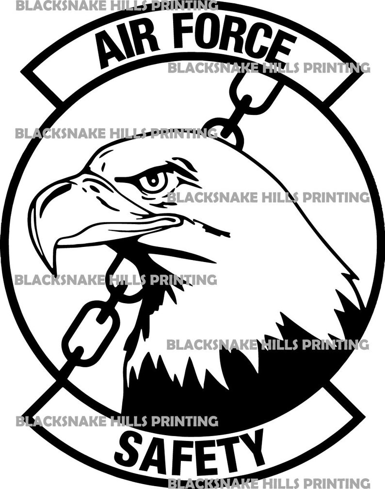US Air Force Safety Patch Vector Image Files .ai .pdf .eps - Etsy