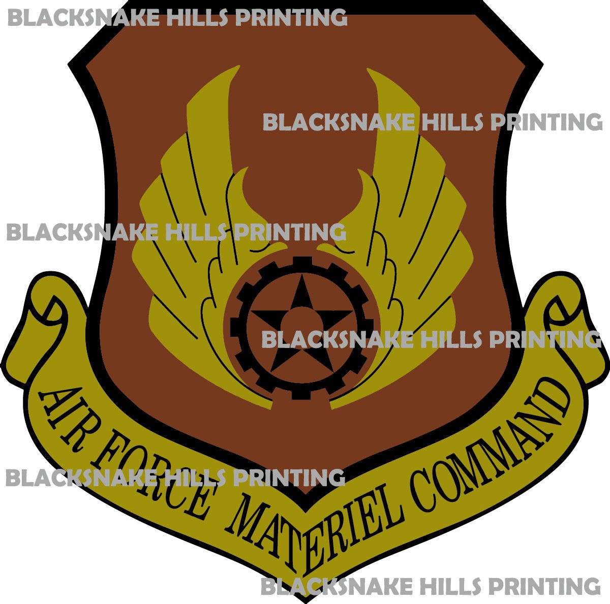 AFMC Patch Vector Image Files .ai, .pdf, .eps, & .svg Formats Plus High ...