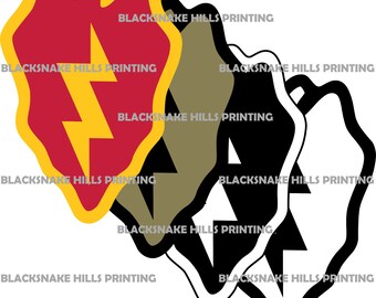 US Army 1st Infantry Division Patch Vector Files Dxf Eps Svg - Etsy