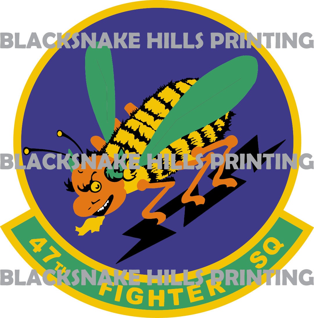 47th Fighter Squadron Patch Vector .svg .pdf .ai & .eps - Etsy