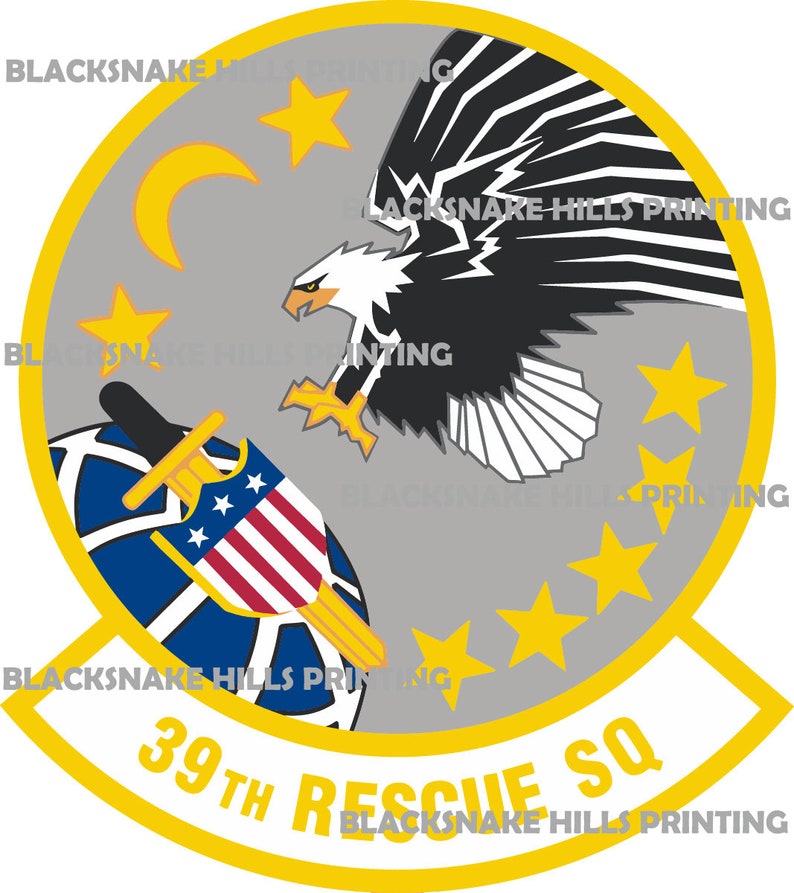 39th Rescue Squadron Patch Vector Image Files .ai .pdf - Etsy