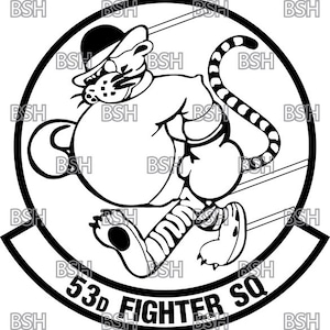53d Fighter Squadron Patch Vector .svg, .pdf, .ai, & .eps Formats Plus ...