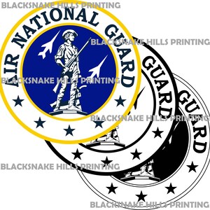 Air National Guard Seal Vector Image Files .ai, .pdf, .eps, & .svg ...
