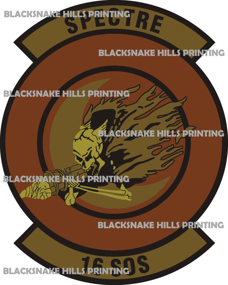 16th Special Operations Squadron Patch Vector Image Files - Etsy