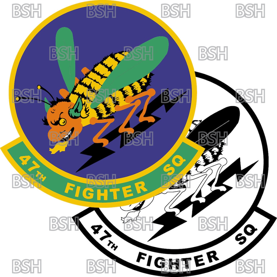 47th Fighter Squadron Patch Vector .svg, .pdf, .ai, & .eps Formats Plus ...