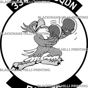 334th Fighter Squadron Patch Vector Image Files .ai .pdf - Etsy
