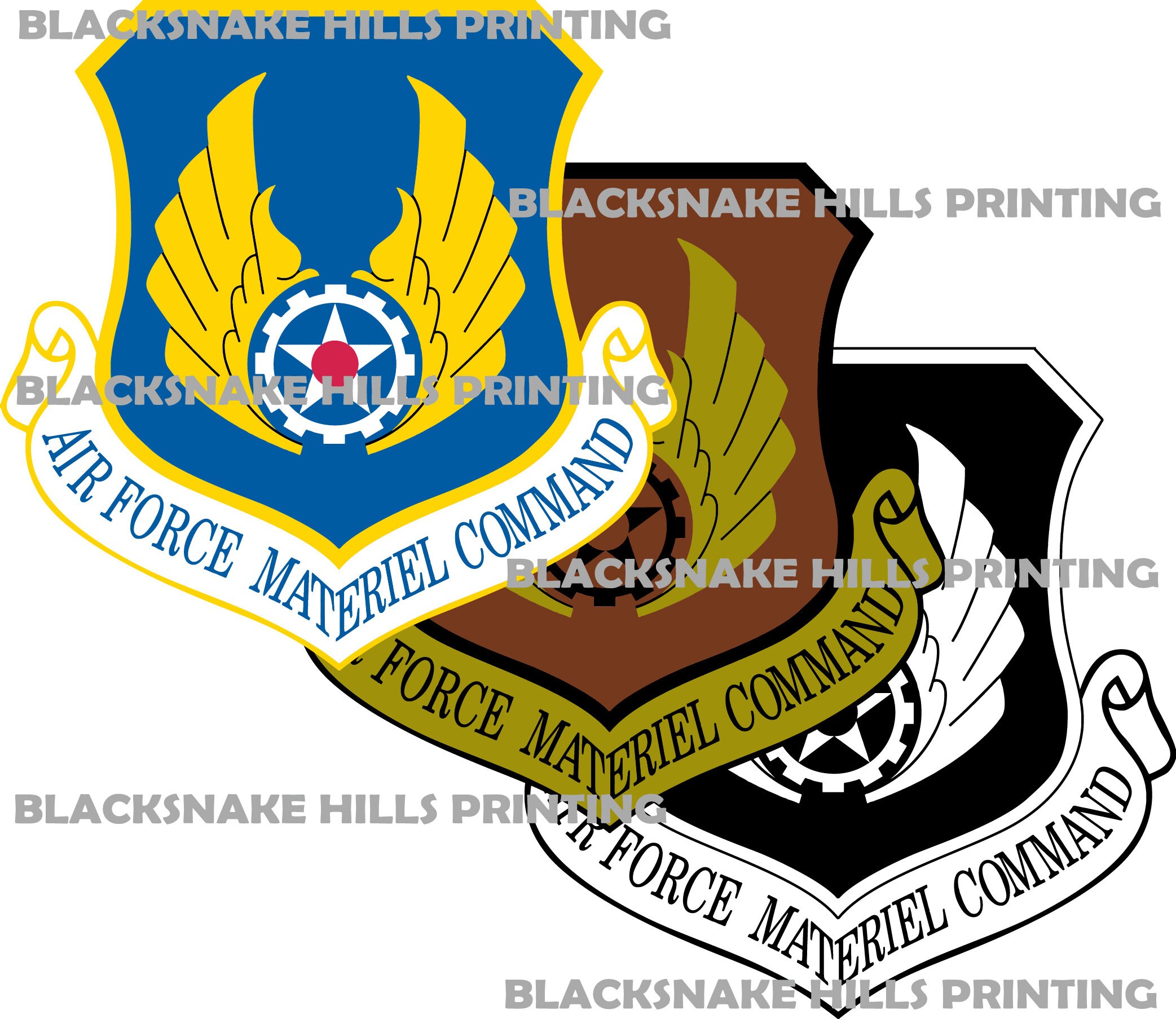 AFMC Patch Vector Image Files .ai, .pdf, .eps, & .svg Formats Plus High ...