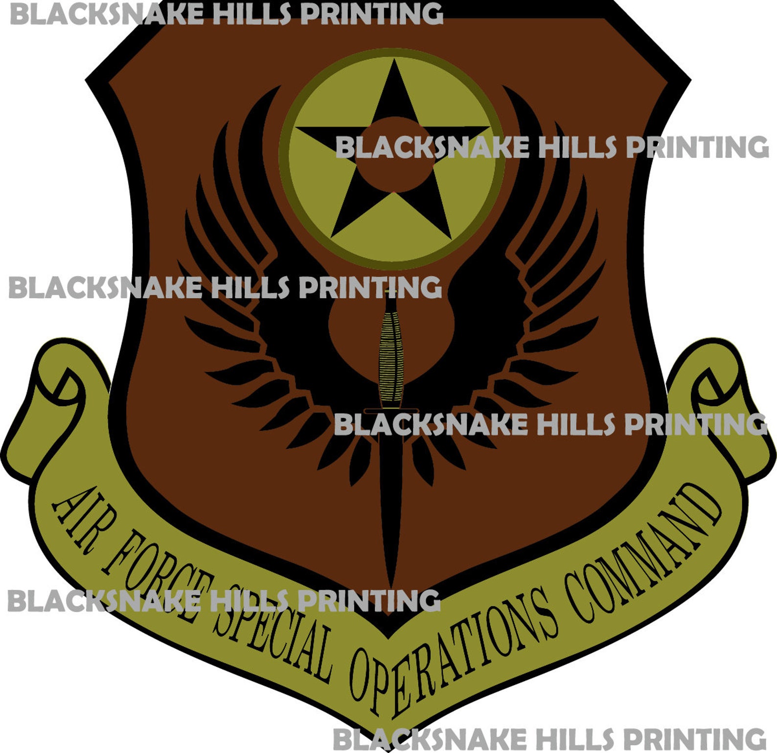 AFSOC Patch Vector Image Files .ai .pdf .eps & .svg - Etsy