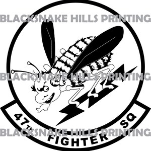 47th Fighter Squadron Patch Vector .svg .pdf .ai & .eps - Etsy