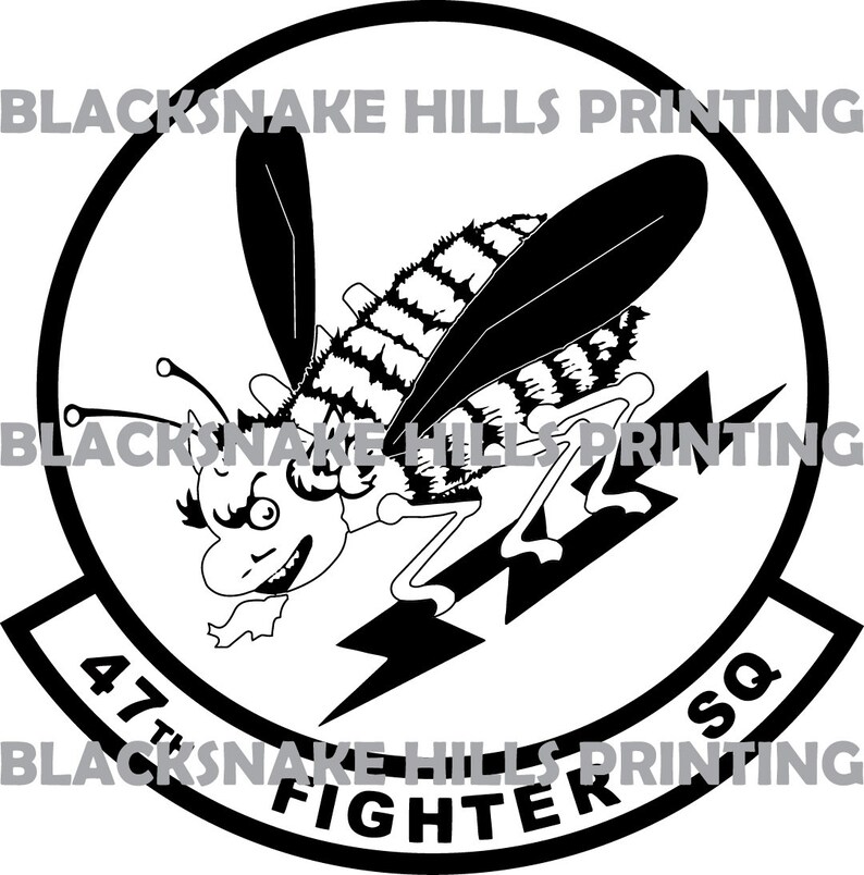 47th Fighter Squadron Patch Vector .svg .pdf .ai & .eps - Etsy
