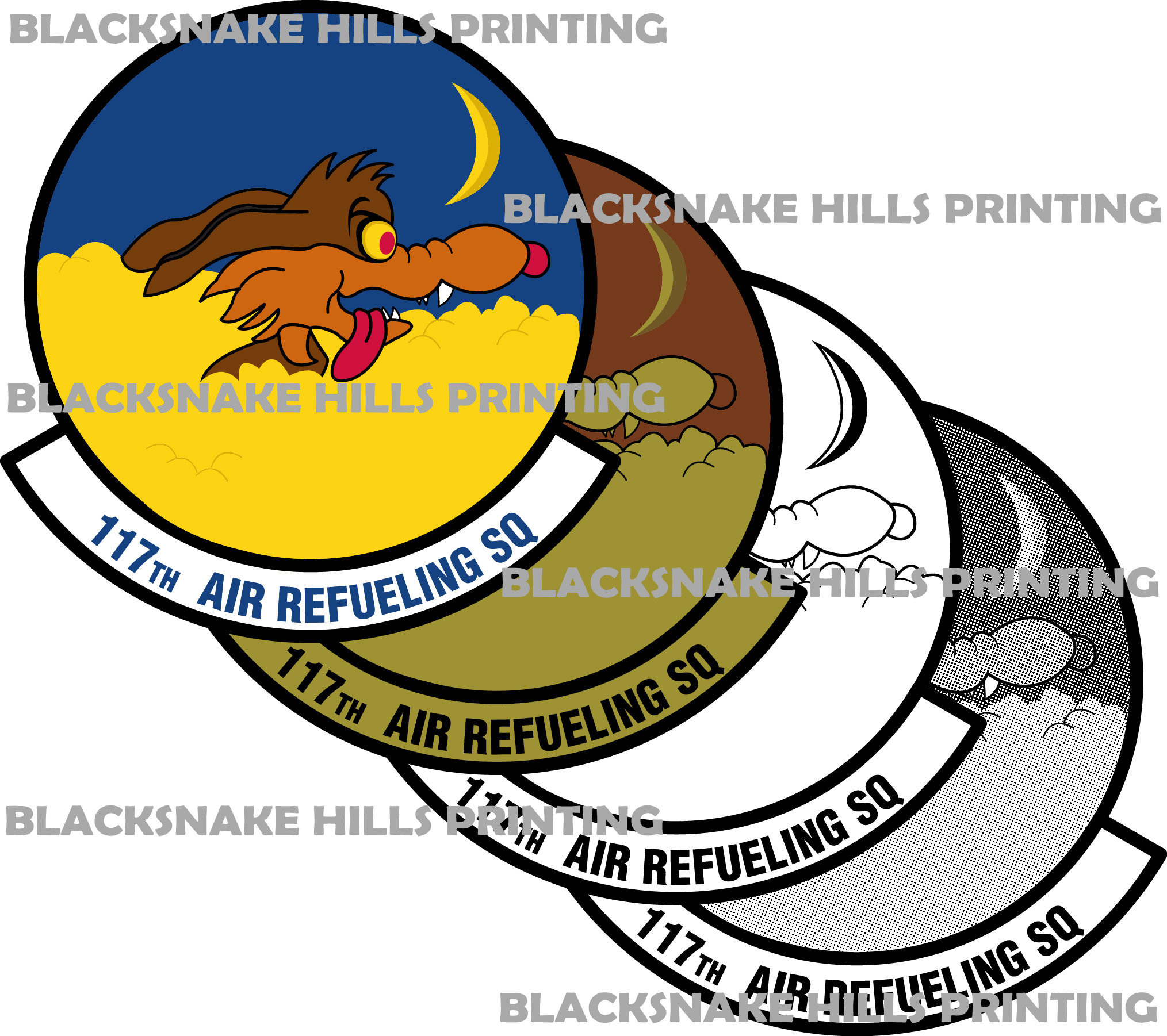 117th Air Refueling Squadron Patch Vector Image Files .ai, .pdf, .eps ...