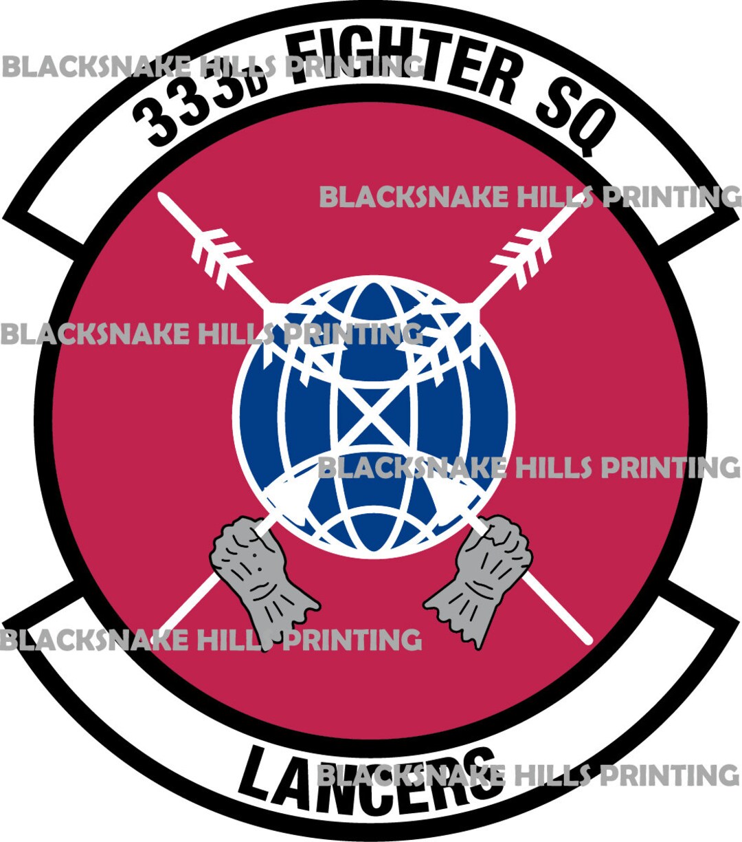 333d Fighter Squadron Patch Vector Image Files .ai .pdf - Etsy