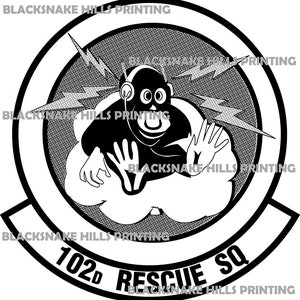 102d Rescue Squadron Patch Vector Image Files .ai .pdf - Etsy