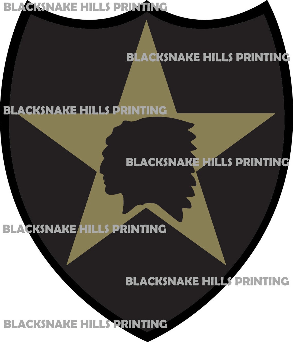 2nd Infantry Division Patch Vector Image Files .ai .pdf - Etsy