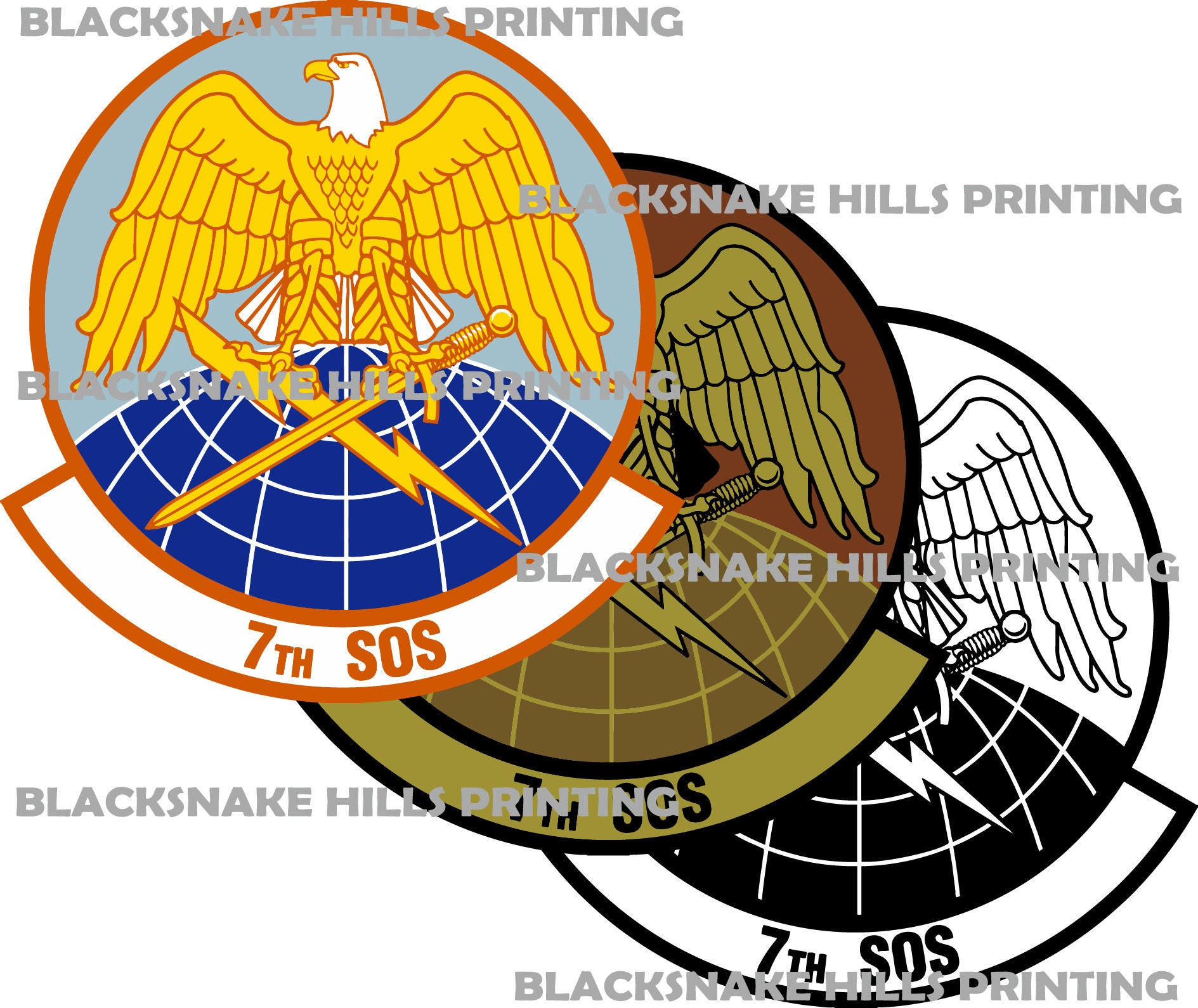 7th Special Operations Squadron Patch Vector Image Files .ai - Etsy
