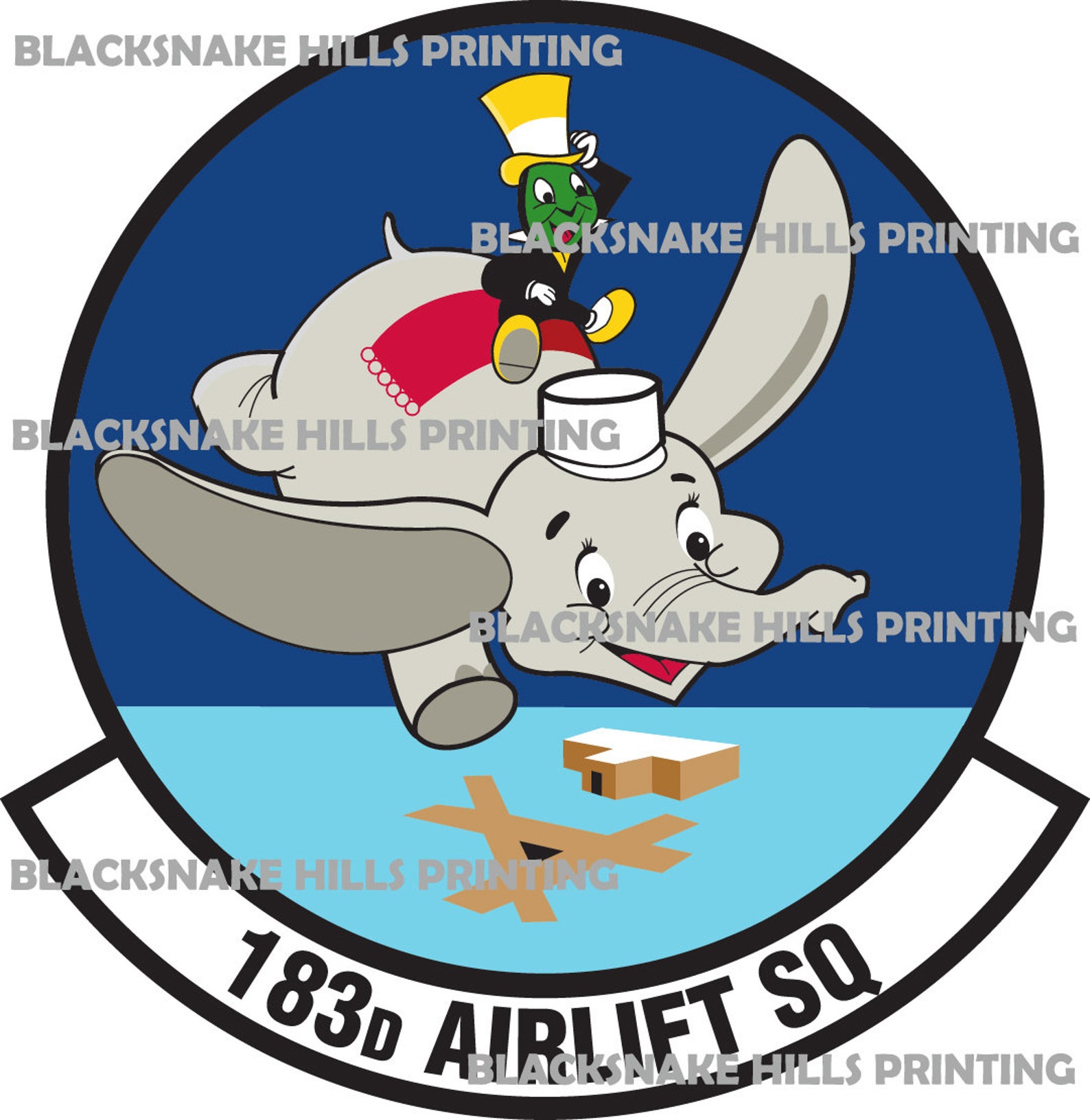 183d Airlift Squadron Patch Vector Image Files .svg .pdf - Etsy