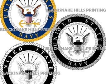 Navy Emblem - Etsy