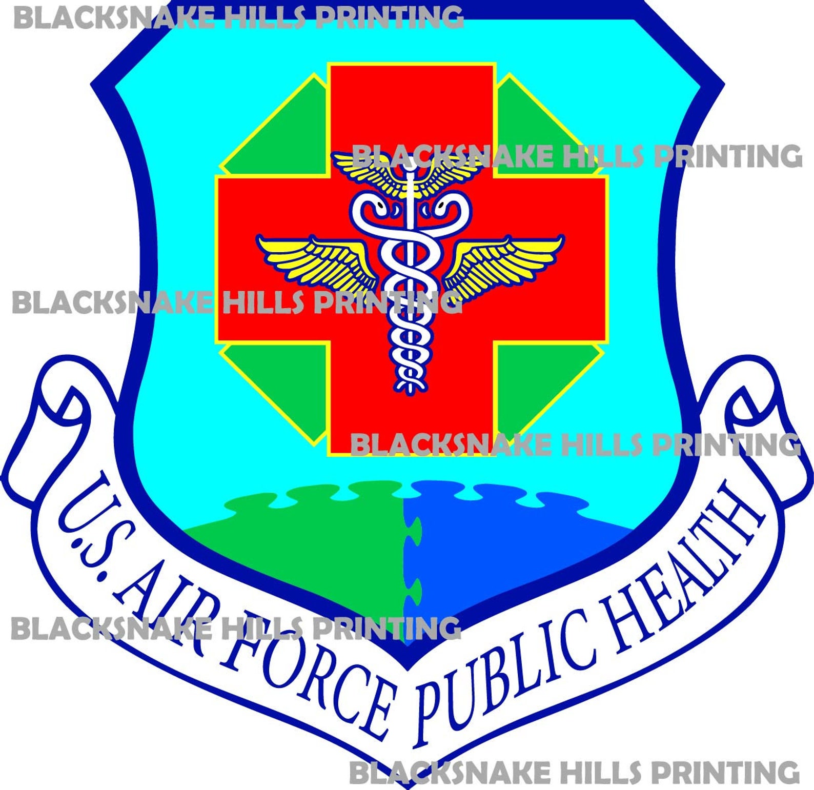 USAF Public Health Patch Vector Files .svg .pdf .ai & .eps - Etsy