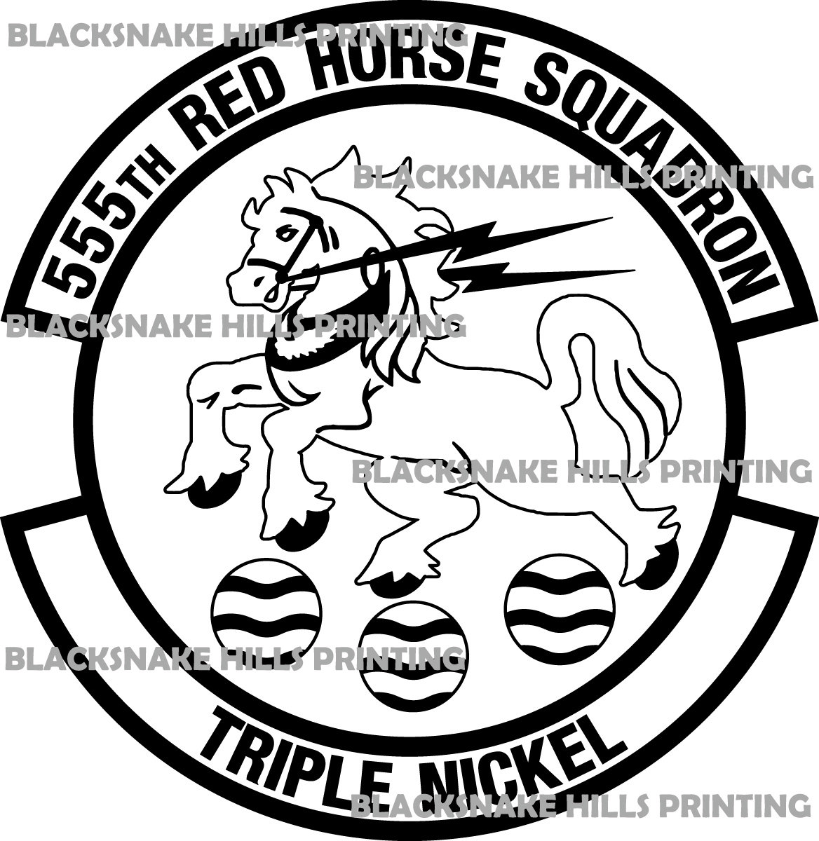 555th Red Horse Squadron Patch Vector Images .svg .pdf .ai - Etsy