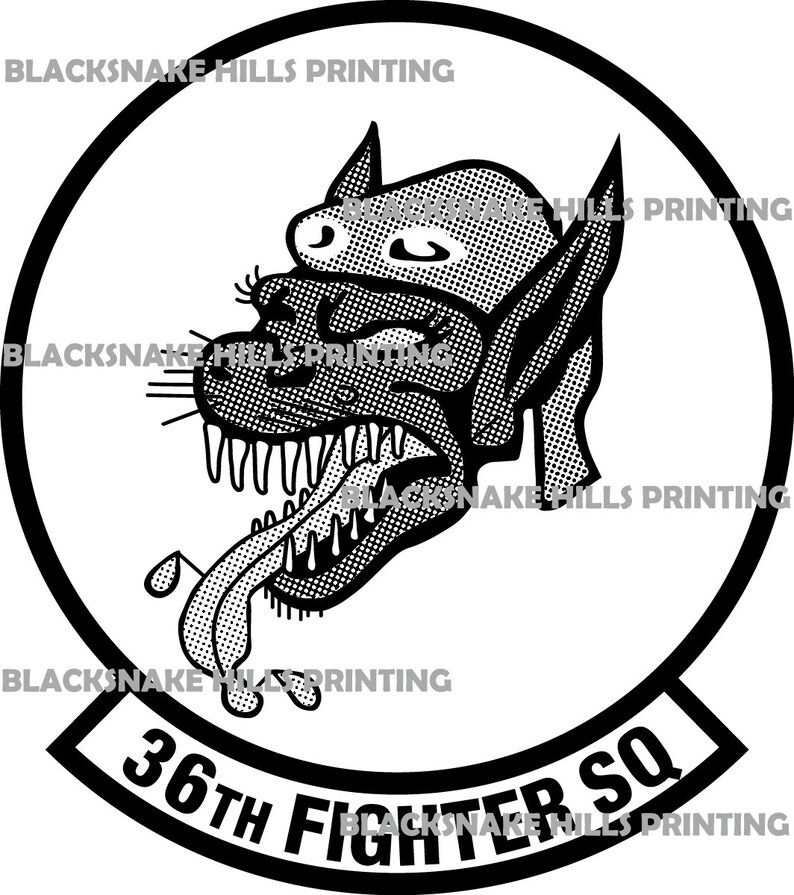 36th Fighter Squadron Patch Vector Files EPS and AI Formats - Etsy