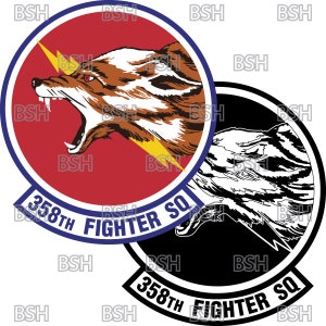 358th Fighter Squadron Patch Vector .svg, .pdf, .ai, & .eps Formats ...